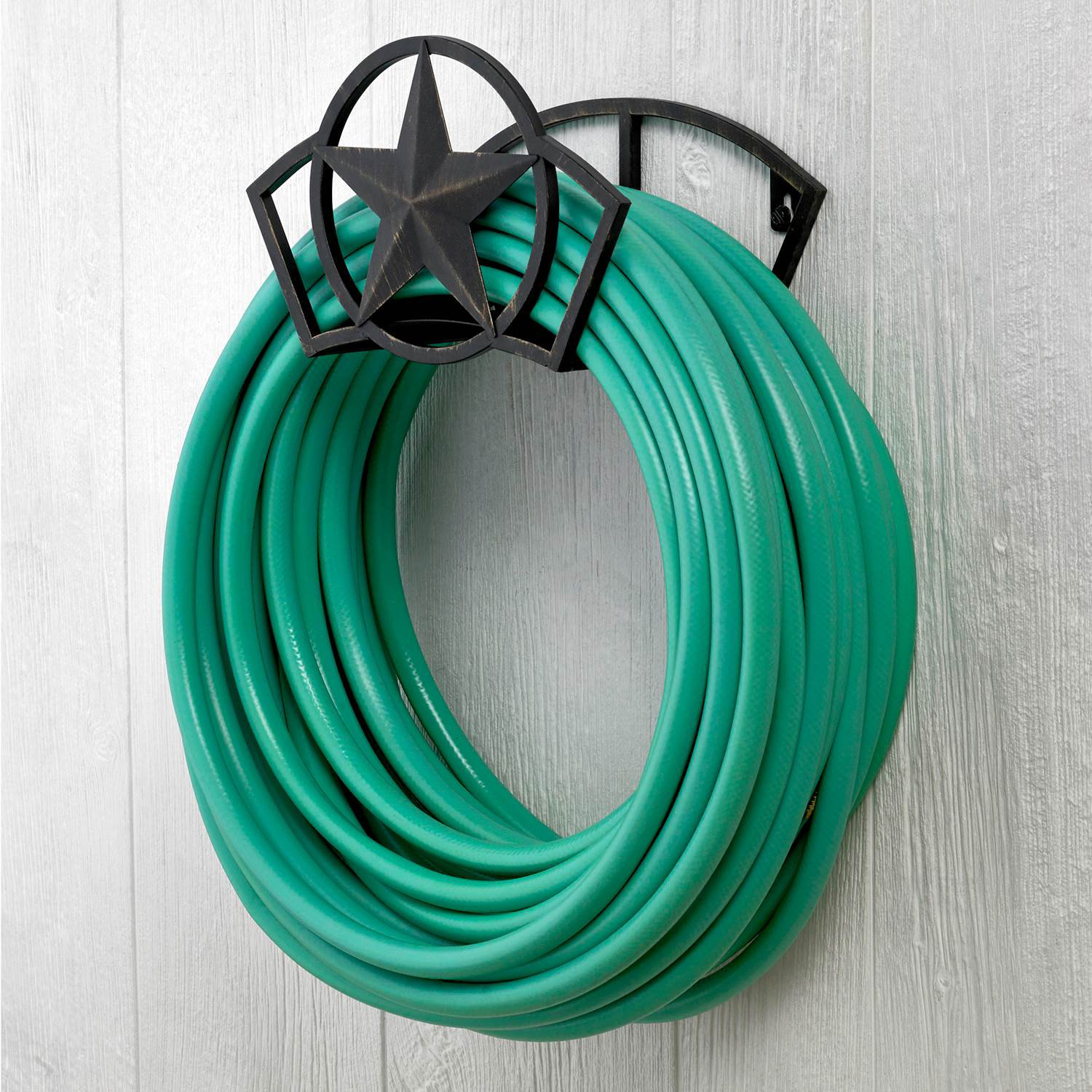 Liberty Garden Decorative Steel Liberty Star Garden Hose Butler Wall ...