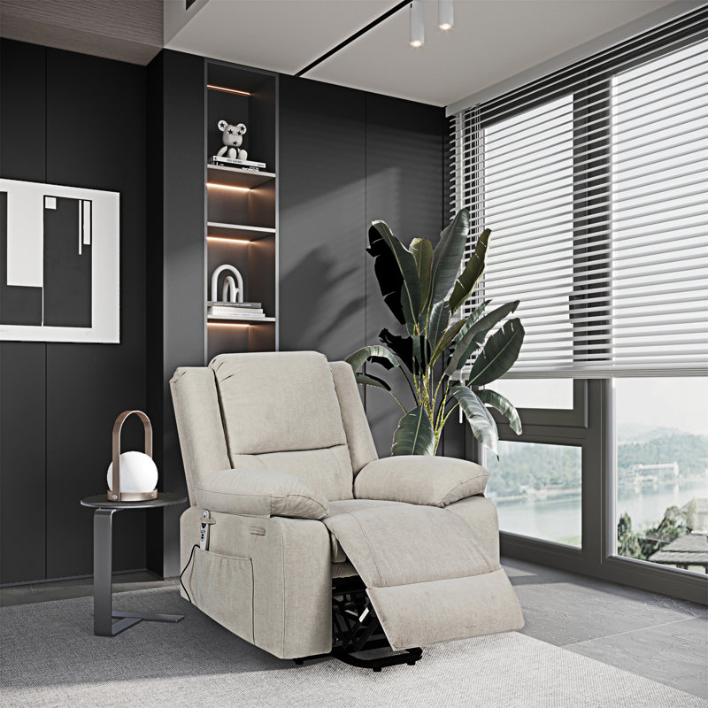Hokku Designs Electric Power Recliner Chair With Massage For Elderly ...
