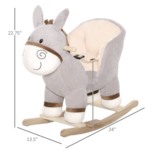 Plush Animal Rocking Horses | Wayfair