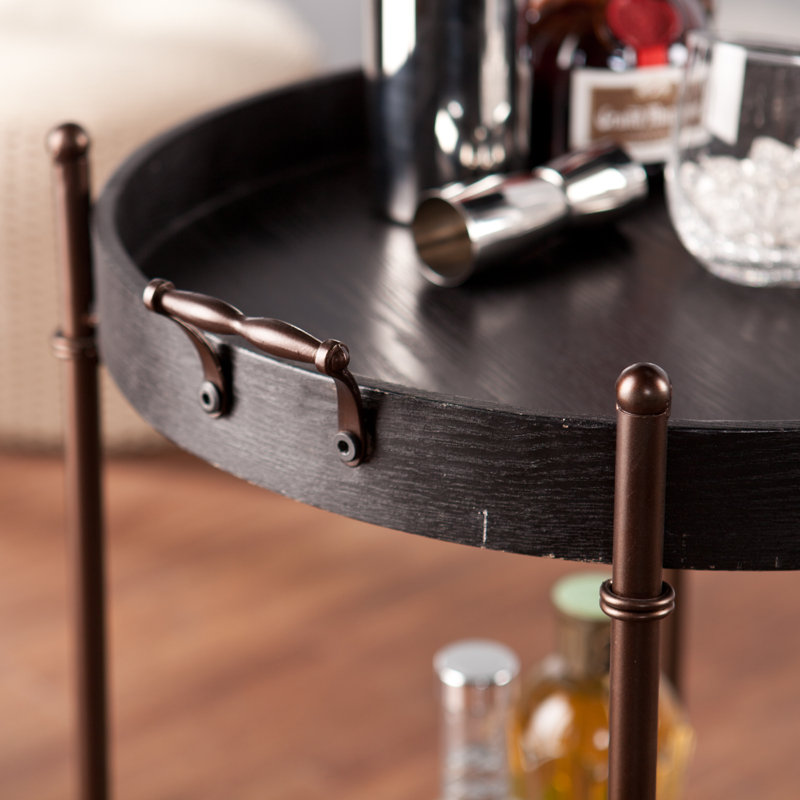 17 Stories Colo Metal Bar Cart & Reviews | Wayfair