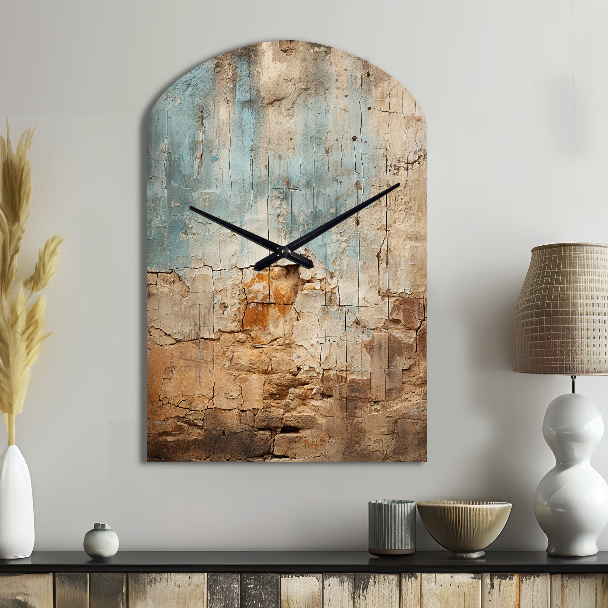 Design Art Hebrew Western Wall Collage I - Asymmetrical Judaism Metal ...