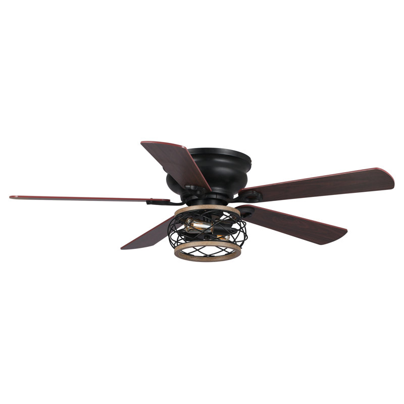 Trent Austin Design 48" Hadiya 5 - Blade Standard Ceiling Fan with ...
