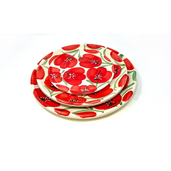 Marlow Home Co. Addysen 26cm Dinner Plate - Set of 2 | Wayfair.co.uk