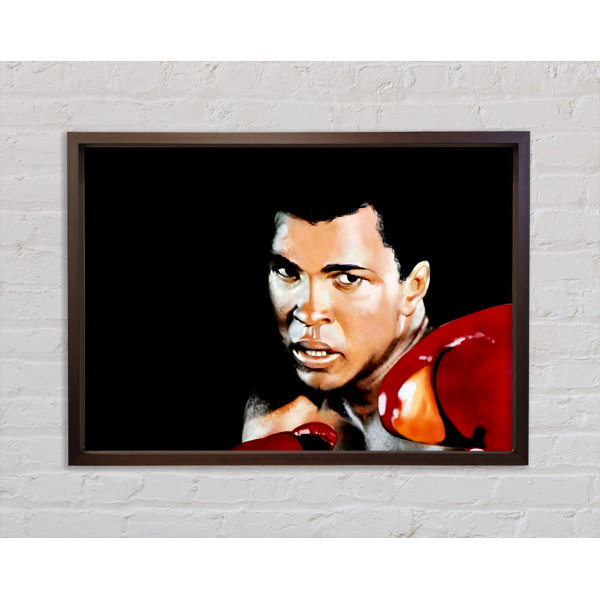 Bright Star Muhammad Ali Boxing Gloves - Single Picture Frame Art ...