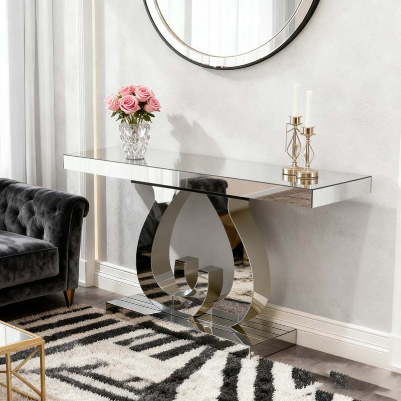 Latitude Run® Modern mirror Console Table | Wayfair
