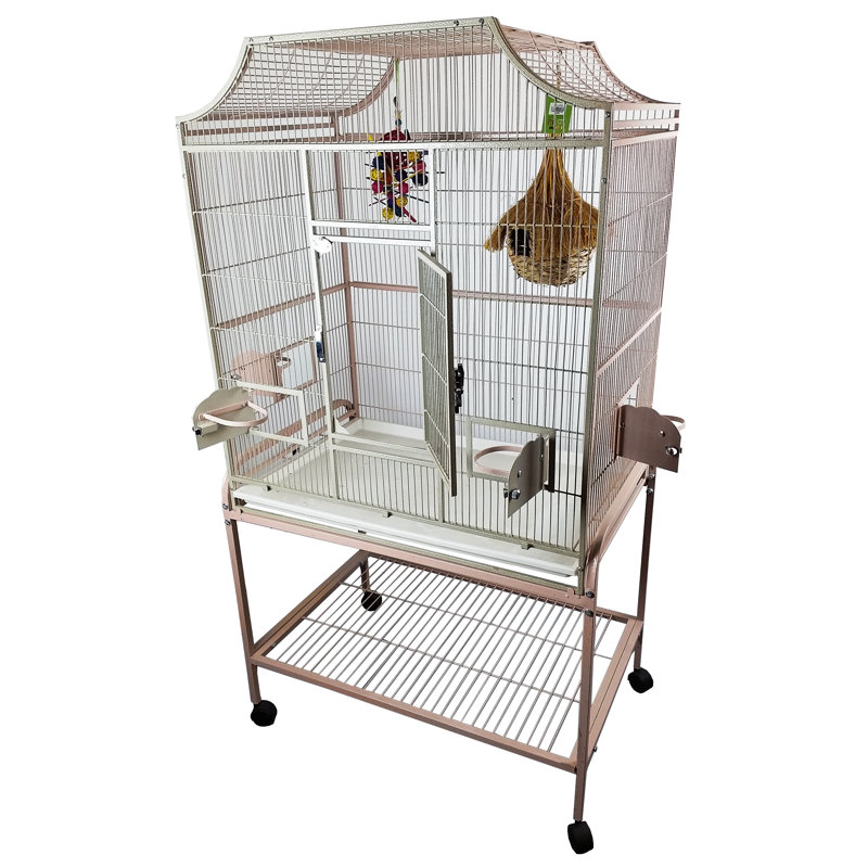 Archie & Oscar™ Elinor 55" Iron Victorian Top Floor Bird Cage with ...