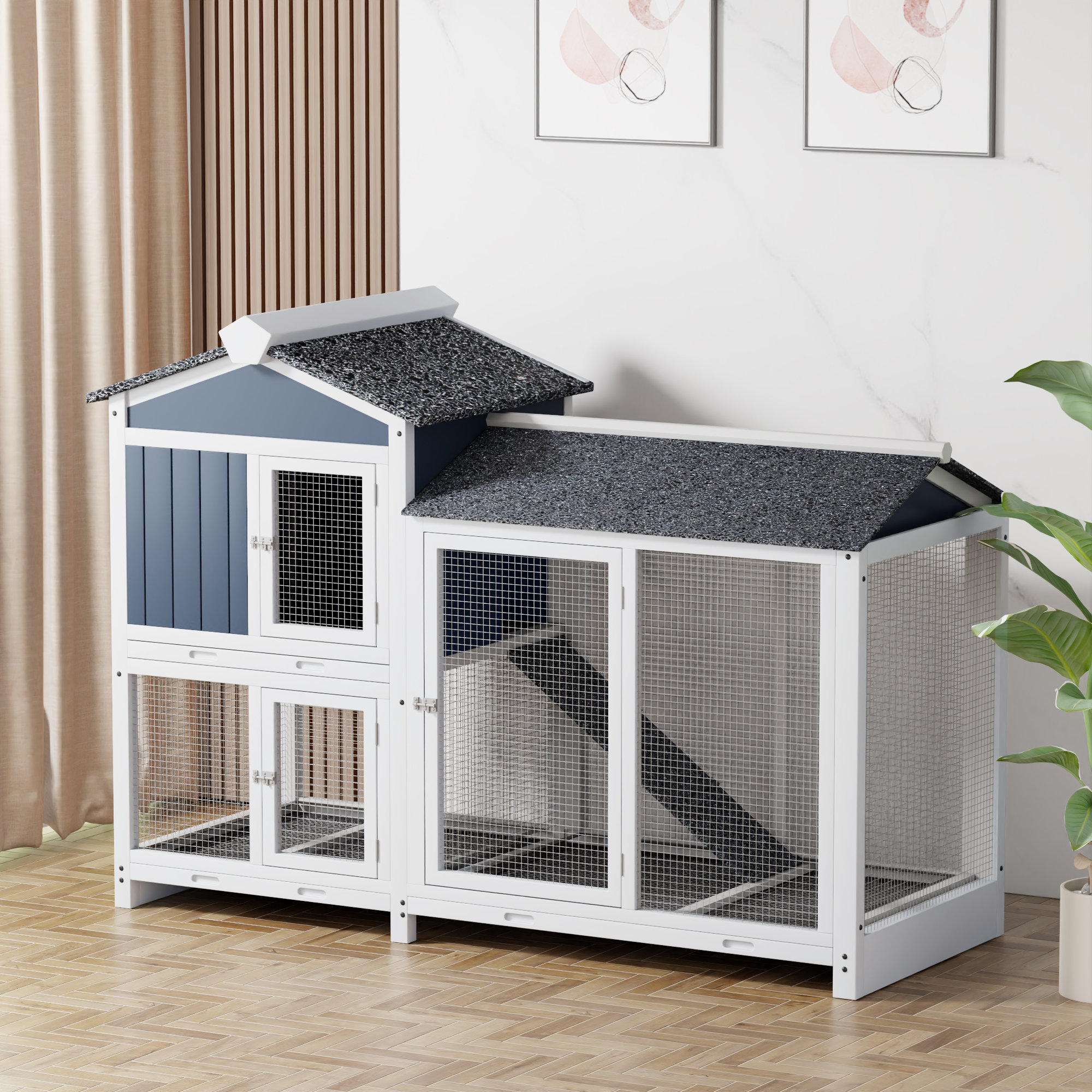 Tucker Murphy Pet™ Eichhorn Weather Resistant Rabbit Hutch & Reviews ...