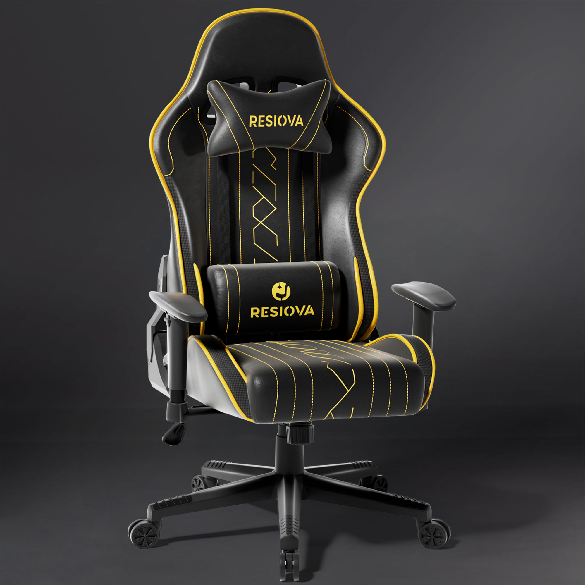 Inbox Zero High-Back Adjustable Reclining Ergonomic Faux Leather PC ...