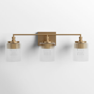 Brass Bathroom Vanity Lighting You'll Love | Wayfair