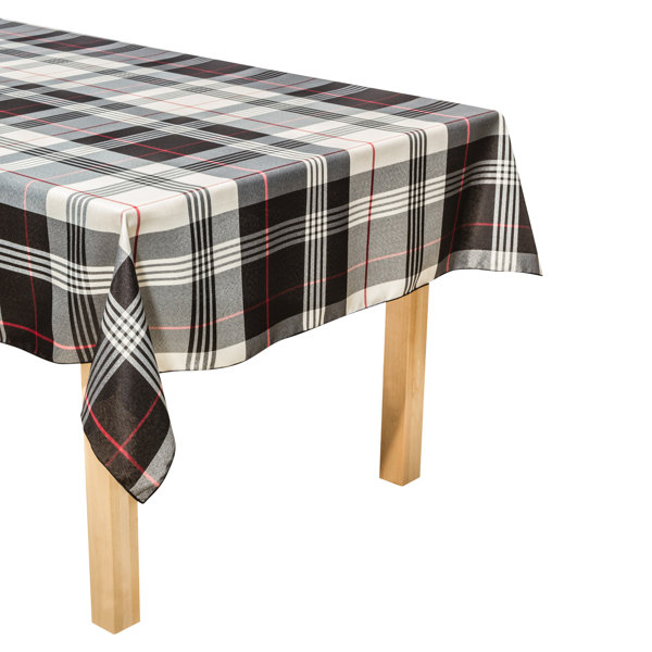 August Grove® Zayas Plaid Polyester Tablecloth & Reviews | Wayfair