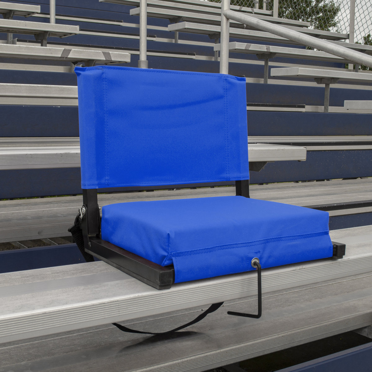 Outdoor Leisure Products Folding Stadium Seat with Cushion & Reviews ...