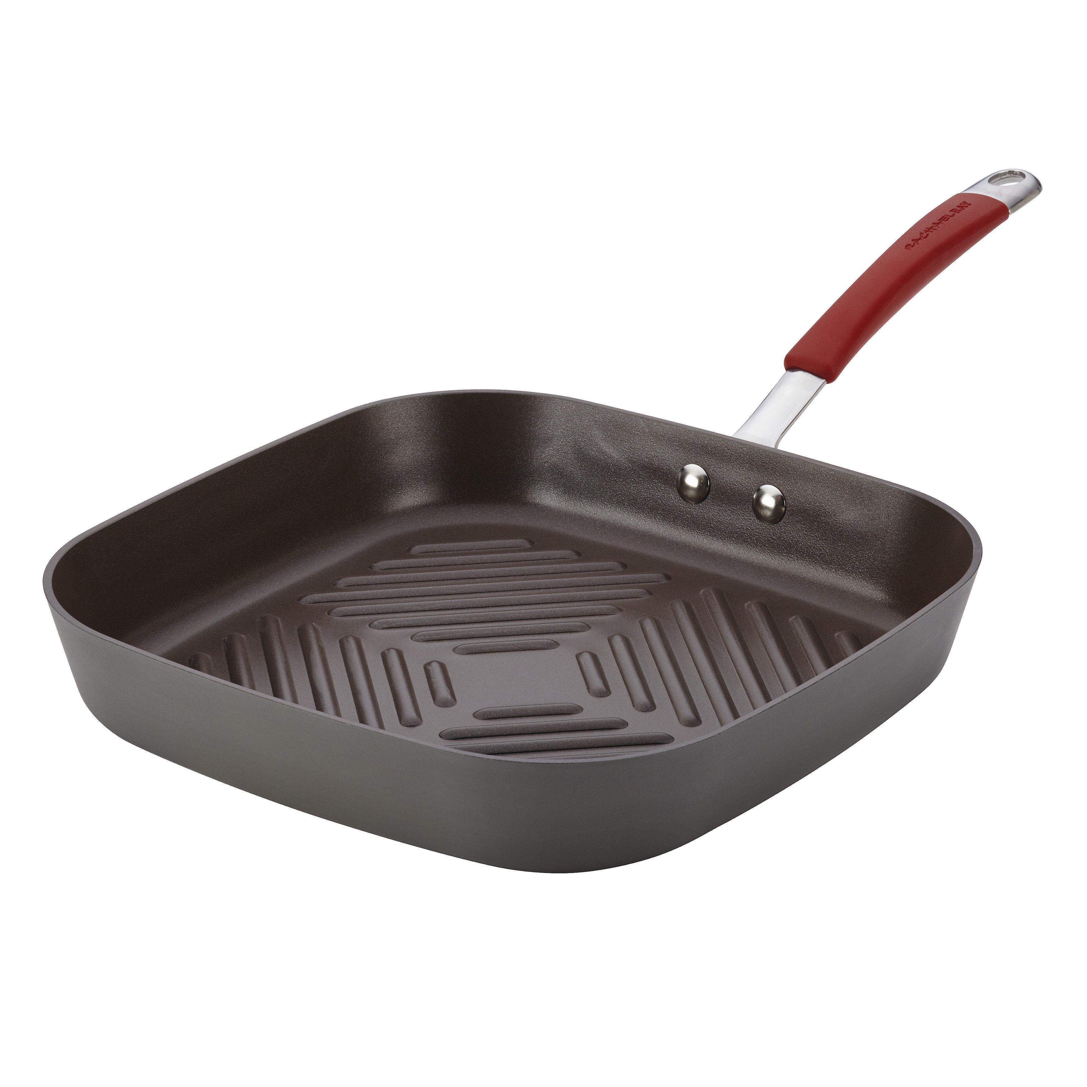 Rachael Ray Cucina Hard Anodized Nonstick Deep Square Stovetop Grill ...