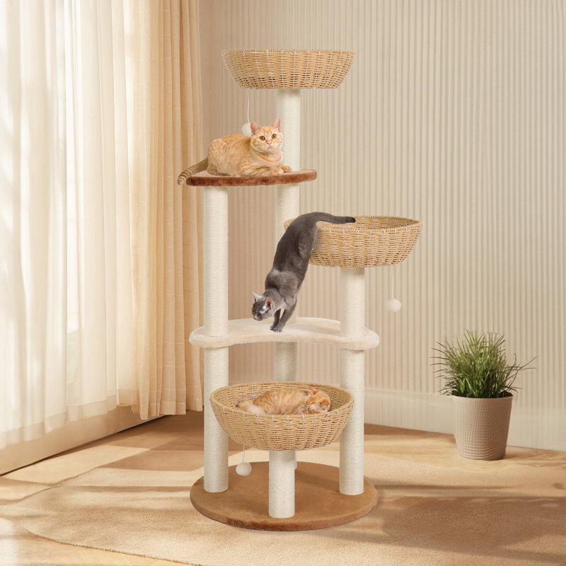 Tucker Murphy Pet™ Alena 51.6'' H Cat Tree & Reviews | Wayfair