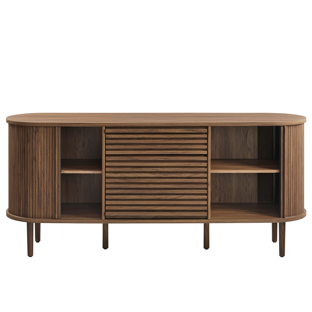 Modway Harlan 67" Fluted Oval Sideboard Cabinet | Wayfair