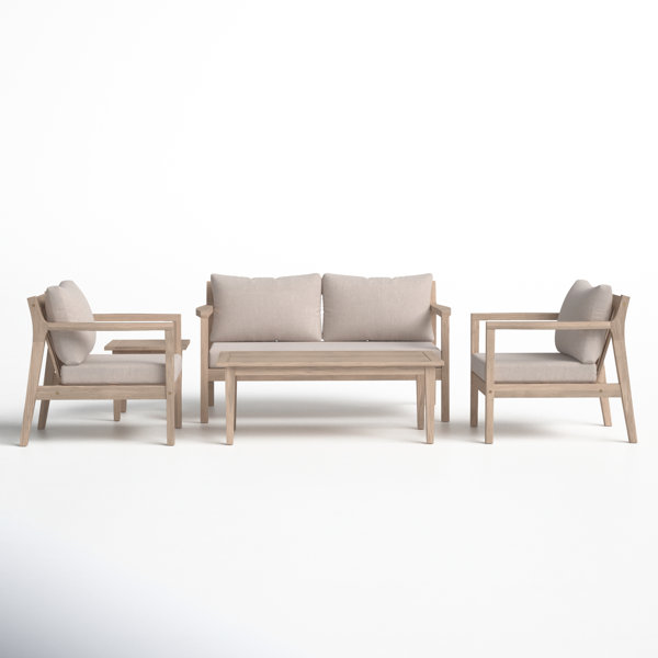 Joss & Main Amina 5 Piece Sofa Seating Group with Cushions & Reviews ...