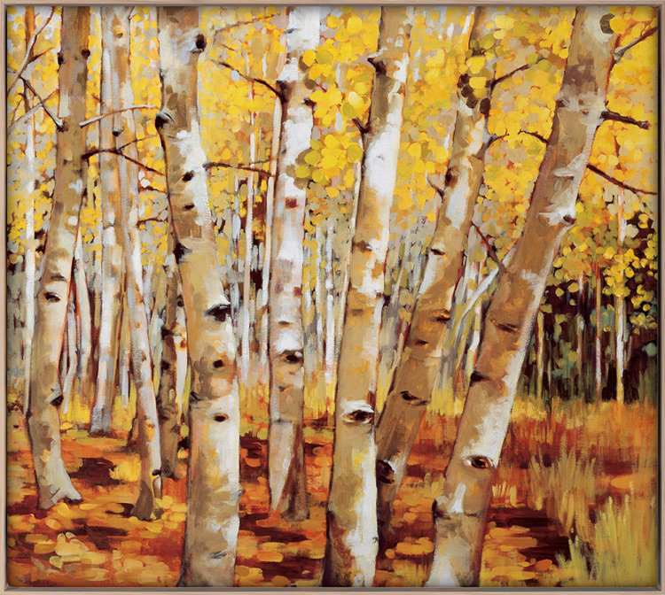 Grand Image Home Aspen Grove by Sarah Waldron - Picture Frame Painting ...
