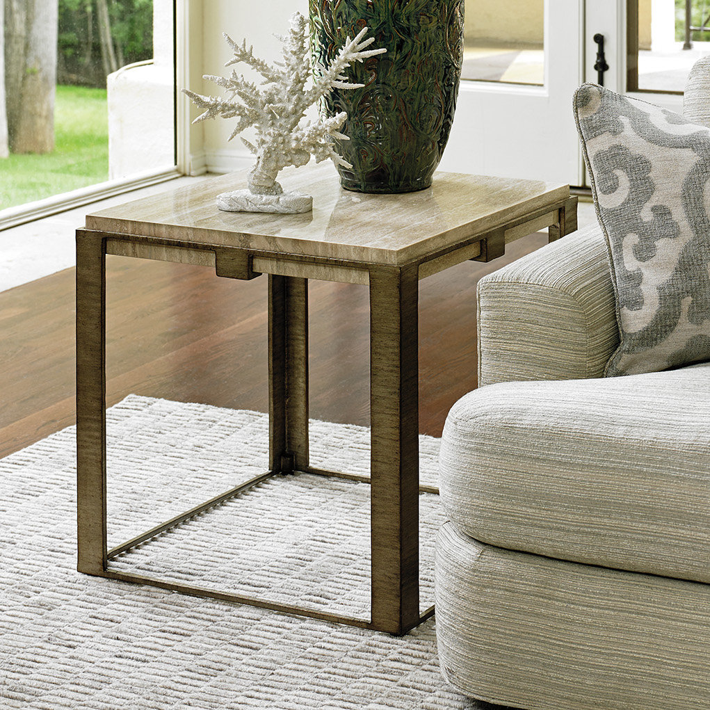 Lexington Laurel Canyon Stone Lamp Table & Reviews | Wayfair
