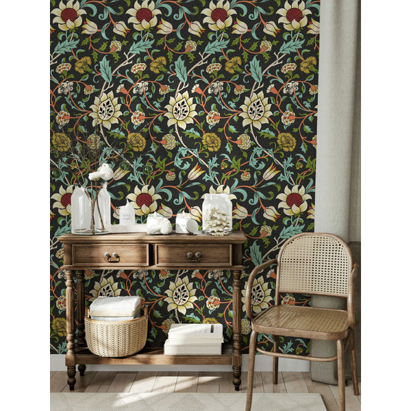 Lark Manor William Morris Evenlode Wallpaper Bryelle Peel & Stick ...