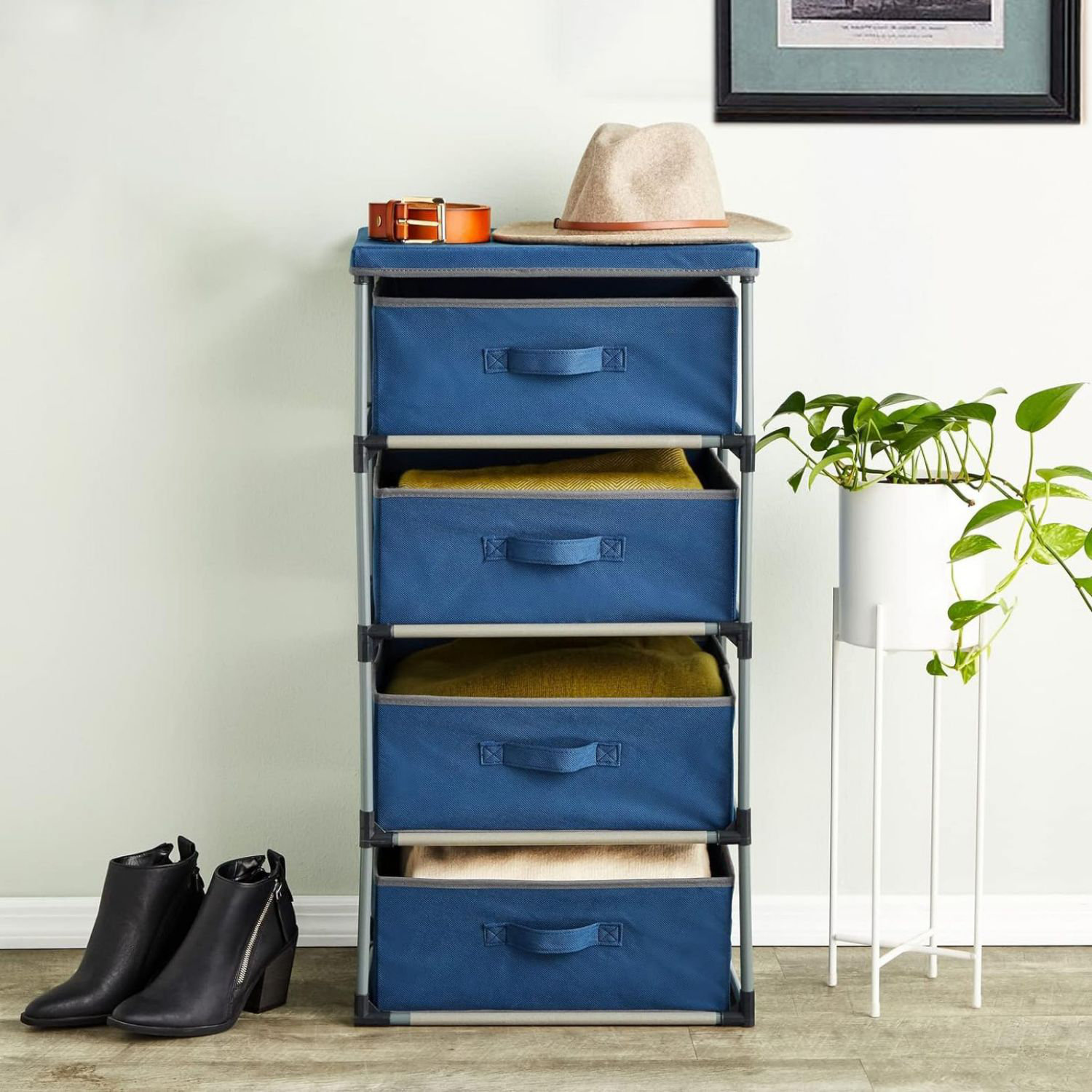 Ameriwood 4-Tier Tall Closet Dresser with Drawers - Wayfair Canada