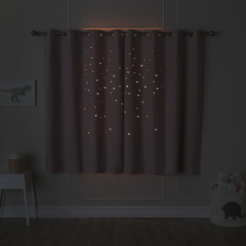 Viv + Rae Gaitan Polyester Blackout Curtain Pair & Reviews | Wayfair