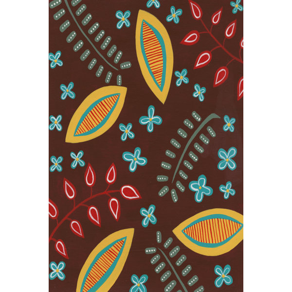 Rosalind Wheeler Stylized Motif II - Wrapped Canvas Painting | Wayfair ...