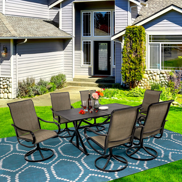 Red Barrel Studio® 6 - Person Outdoor Dining Set | Wayfair