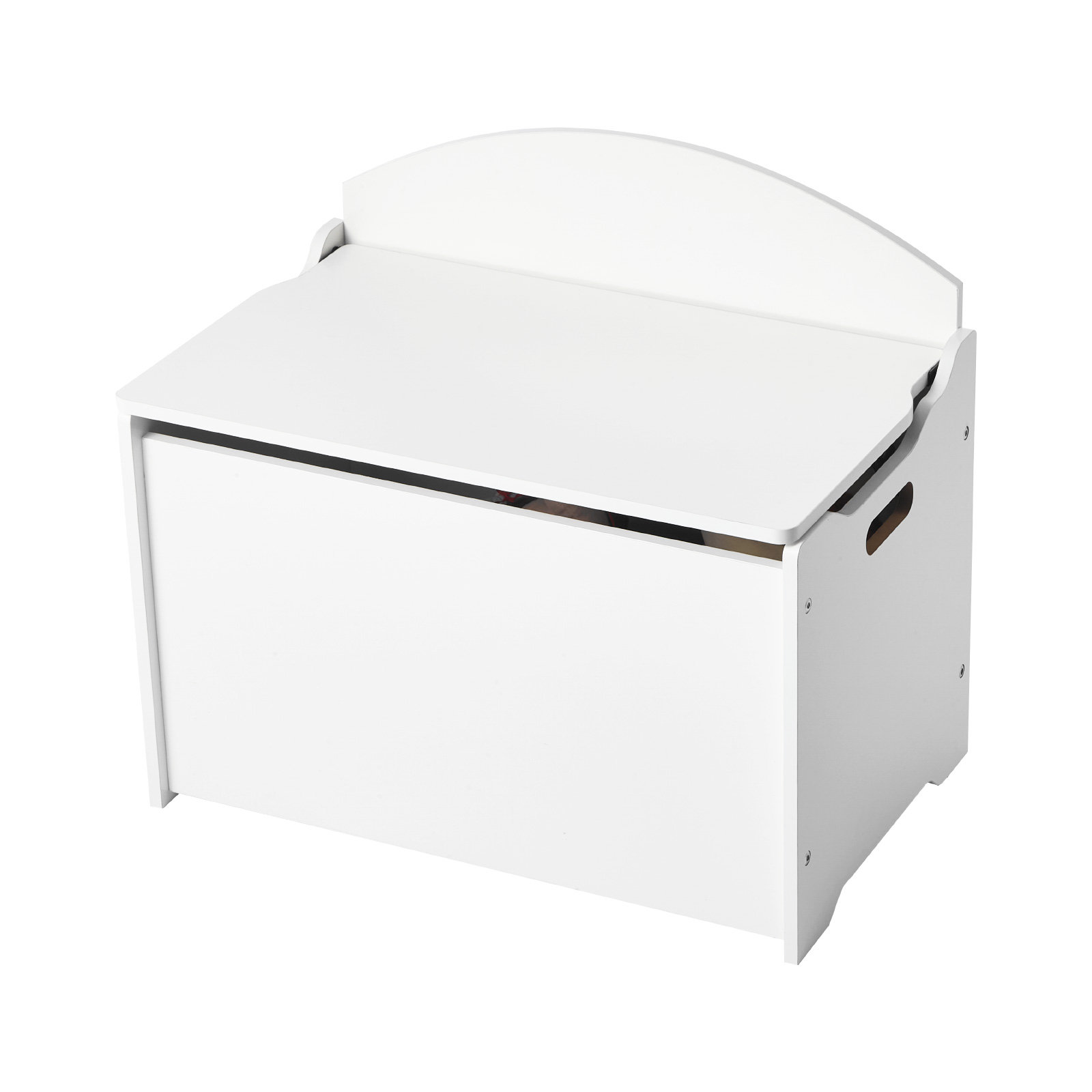 Ophelia & Co. Kids Storage Bench, Wooden Toy Box Chest with Backrest ...
