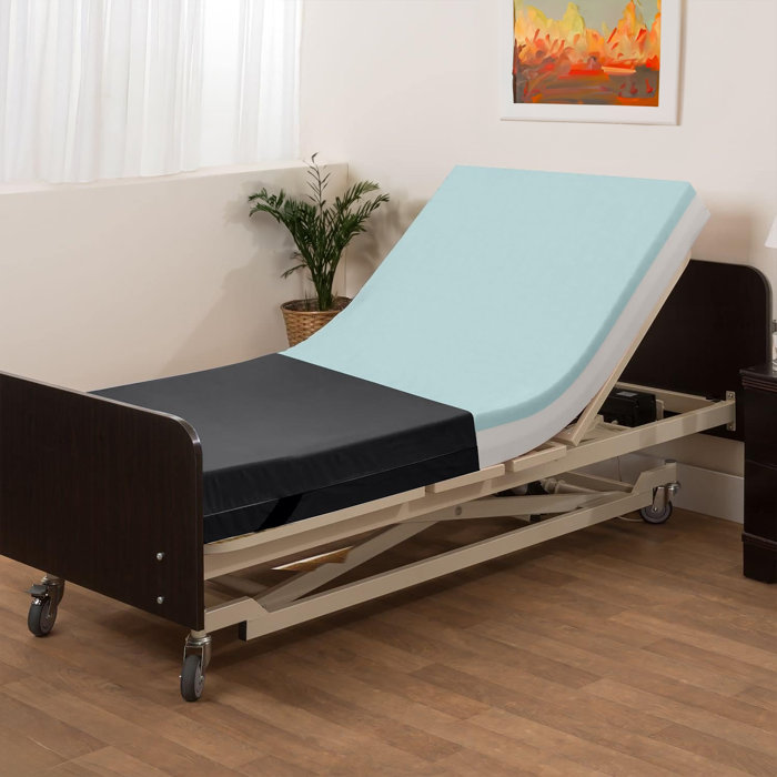Alwyn Home Memory Foam Hospital Bed Pressure Redistribution, Gel ...