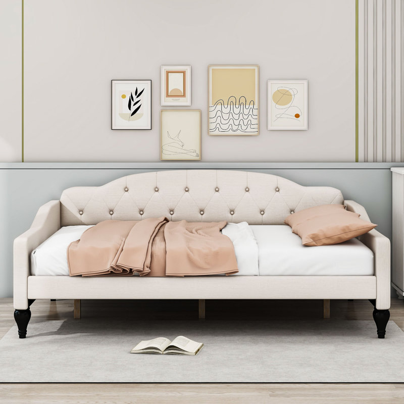 GoBeyondFurniture Full Upholstered Tufted Daybed | Wayfair