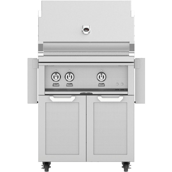 Hestan Outdoor 30" Grill Cart, Double Door, Soft Close | Perigold