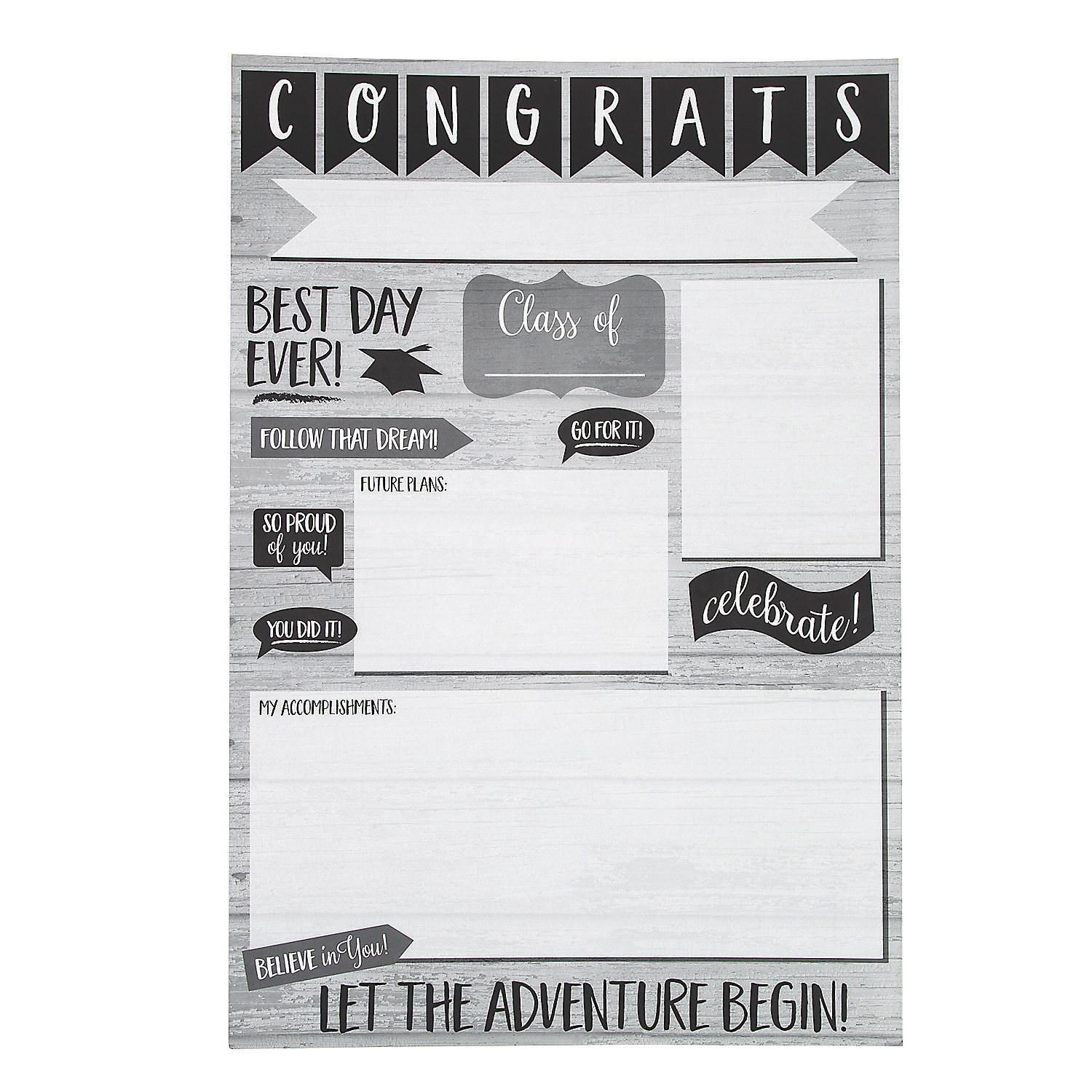 The Holiday Aisle® Graduation Milestone Sign | Wayfair