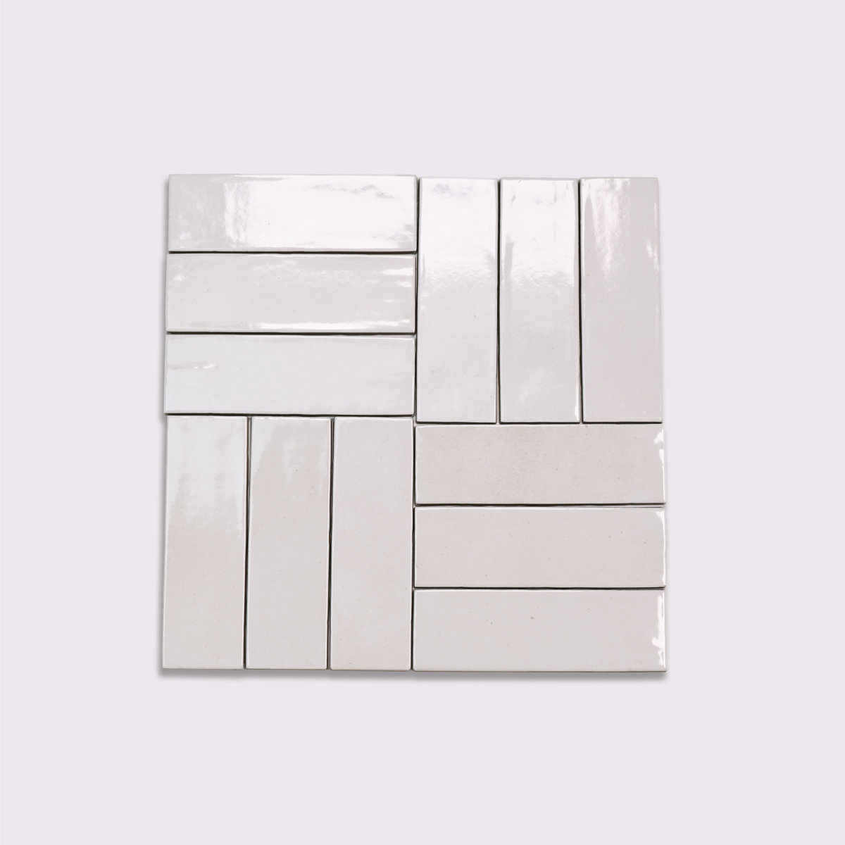 Bedrosians Celine 2" x 6" Porcelain Mosaic Sheet Wall & Floor Tile ...