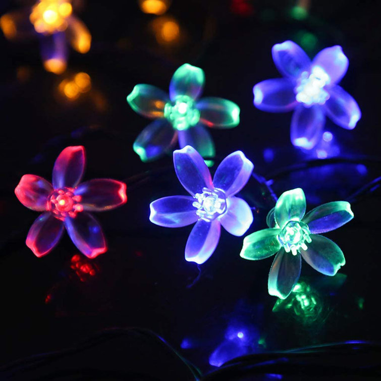 Arlmont & Co. Dasara 30 - Bulb 2'' Solar Powered LED Mini String Light ...