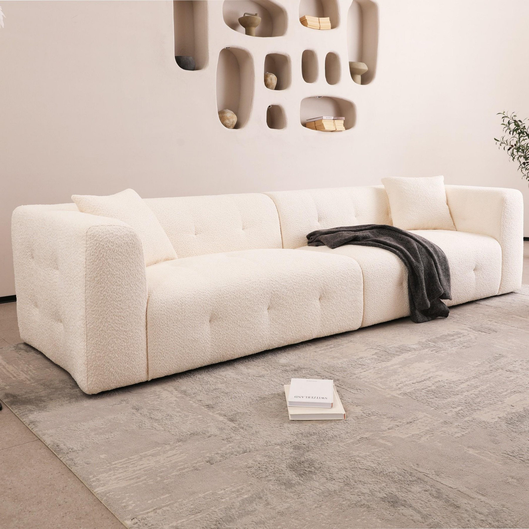 Hokku Designs High Density Foam Padding Modern Sofa | Wayfair