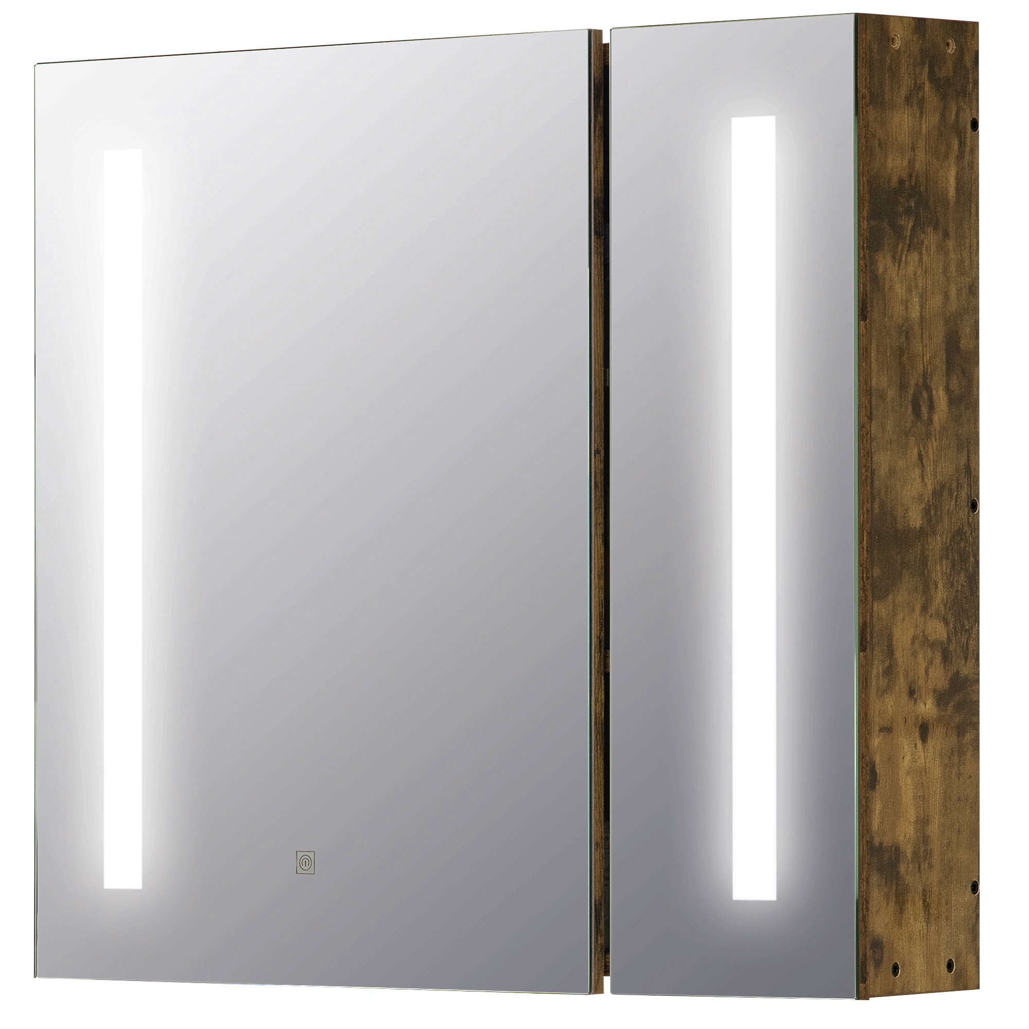 Ivy Bronx Led Bathroom Mirror With Lights,Backlit Front Lit Led Mirror ...