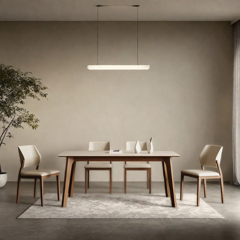 BILBRA Retro utilitarian dining table and chair | Wayfair