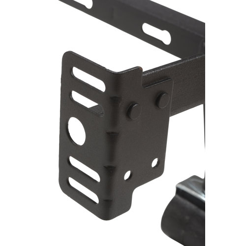 Alwyn Home Adjustable Metal Bed Frame with Center Support Rail, Support ...