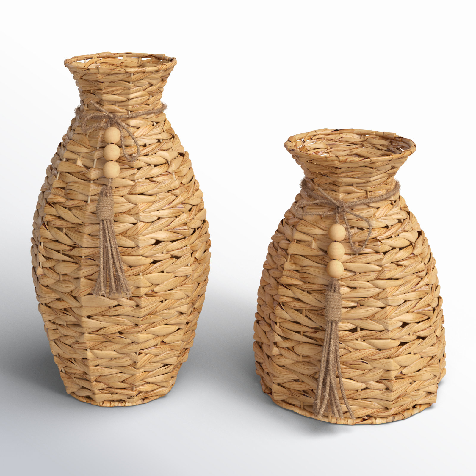 Birch Lane™ Ferdina Seagrass General Basket - Set of 2 | Wayfair