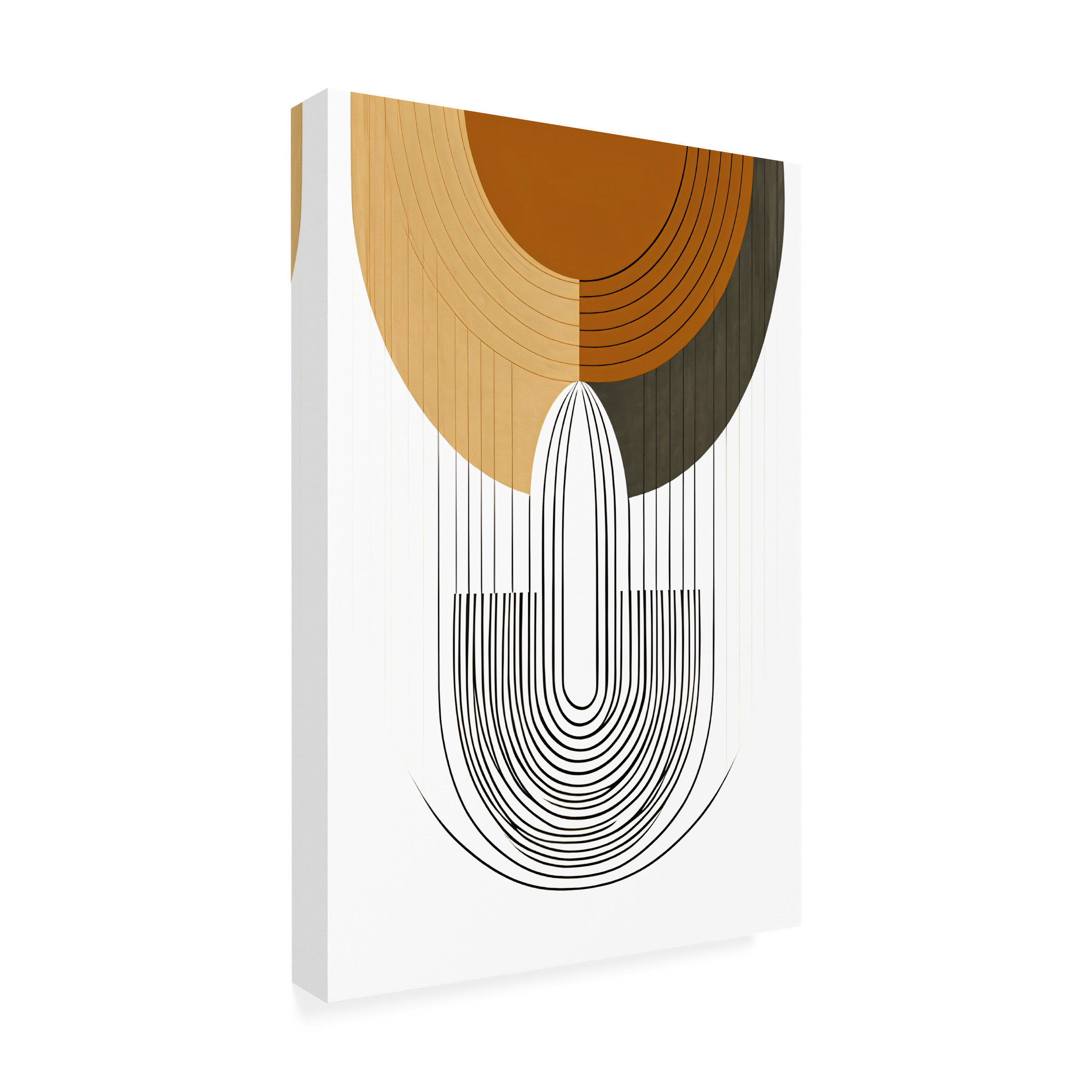 George Oliver Ray Heere Mid Century Abstract Painting 27 Canvas Art ...