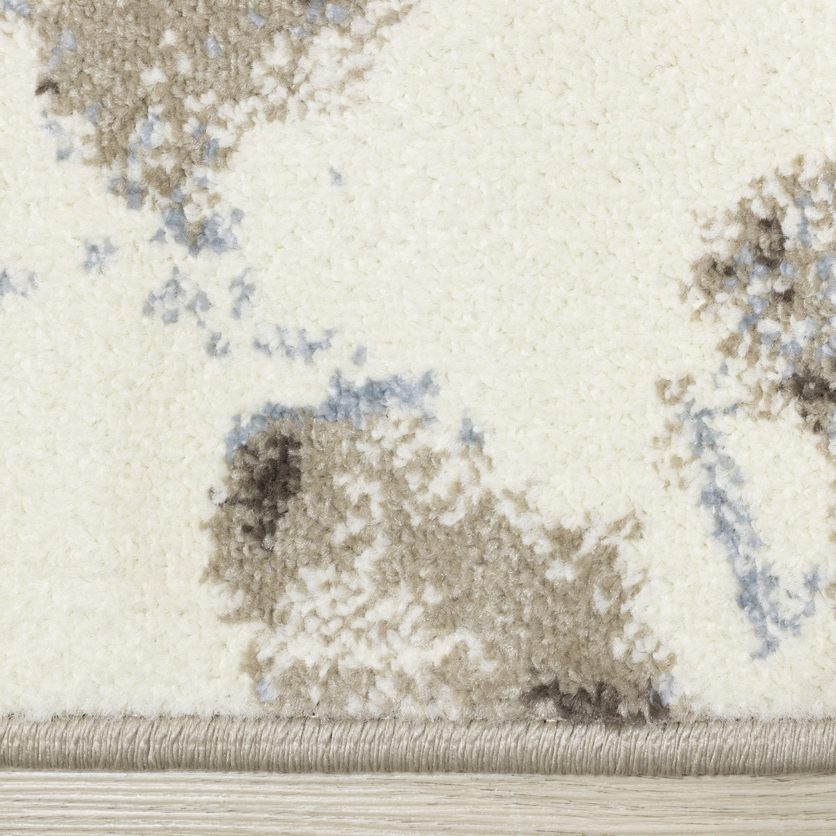 Latitude Run® Britton Floral Brown/Black Area Rug & Reviews | Wayfair