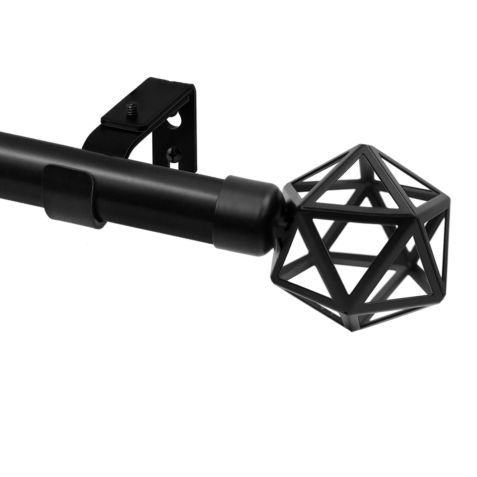 Darby Home Co Tringles à rideaux pour fenêtres de 48 à 84 pouces, tringle à rideaux décorative ...