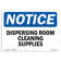 SignMission OSHA Notice - Dispensing Room Cleaning Supplies Sign | Wayfair