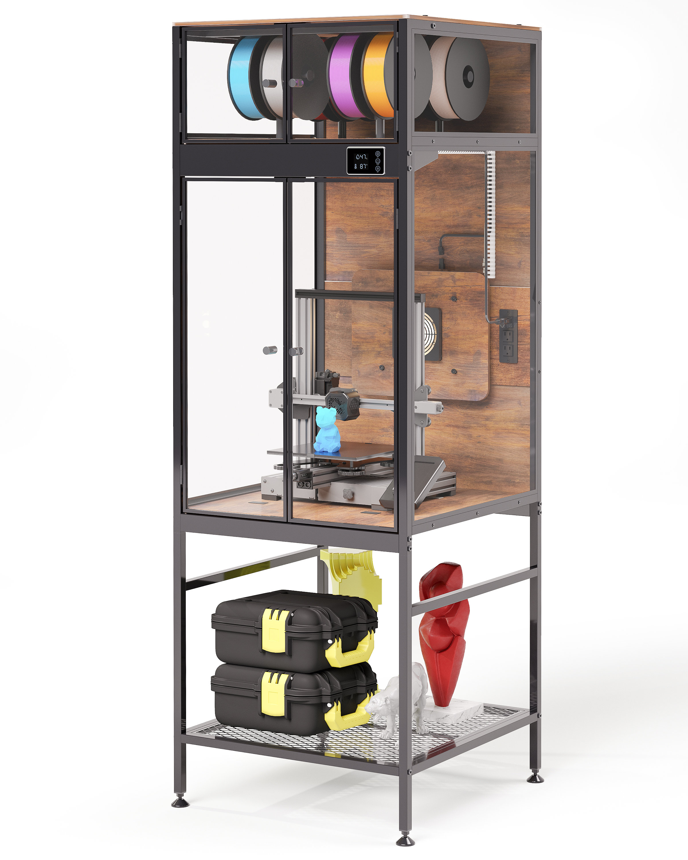 Ackitry Armoire pour imprimante 3D avec rangement pour filament - Wayfair Canada