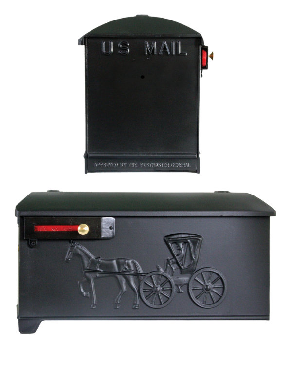 Imperial Mailbox Systems Locking Post Mounted Mailboxe | Wayfair