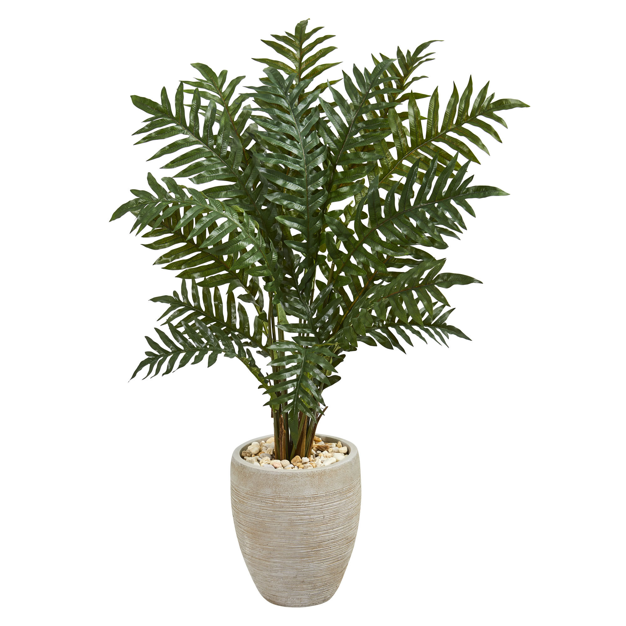 Bayou Breeze 35.5" Artificial Palm Plant in Planter | Wayfair