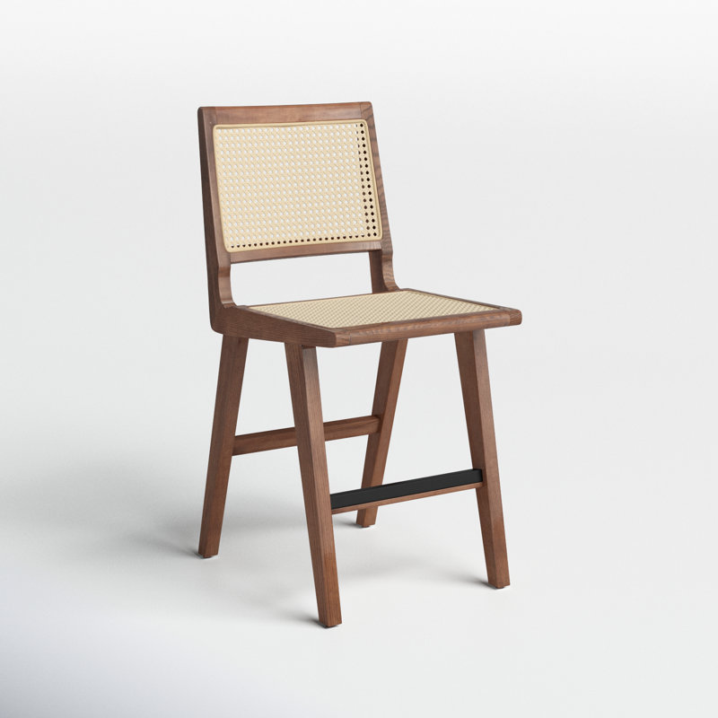 AllModern Atticus Cane Bar & Counter Stool & Reviews | Wayfair