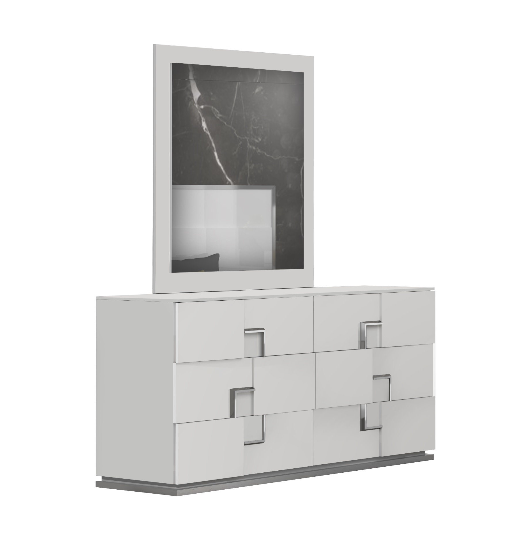 Orren Ellis Minelly 6 Drawer 62" W Double Dresser | Wayfair