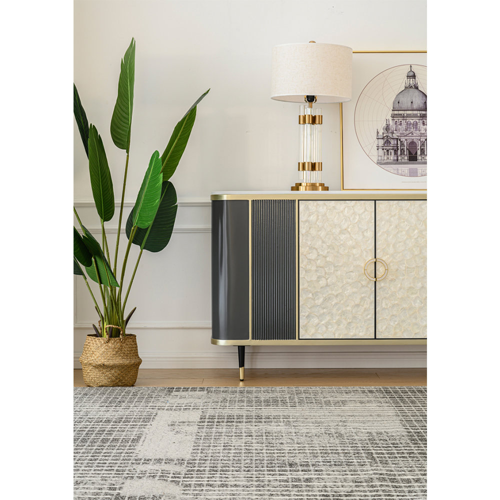 Atta Avenue Modern Simple Shell Accent Cabinet Accent Cabinet | Wayfair
