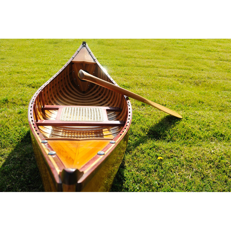 Old Modern Handicrafts 6 Ft Wooden Display-Only Canoe With Ribs | Wayfair