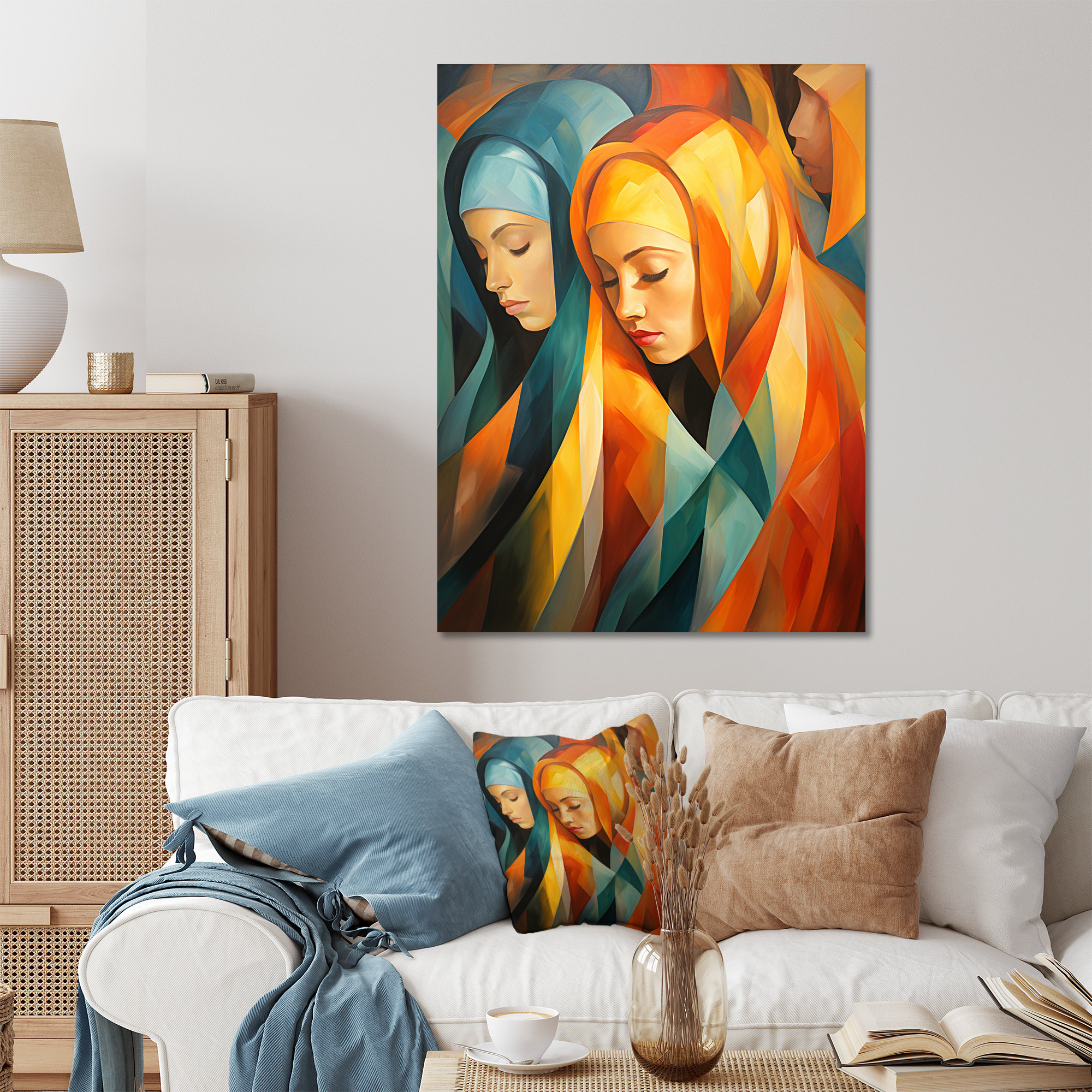 Latitude Run® Yellow And Orange Islam Prayer Culture 3 - Islam Metal ...